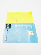 NEW 50 Cycle Coolsculpting Elite Light Blue Card For Sale – Offer Aesthetic